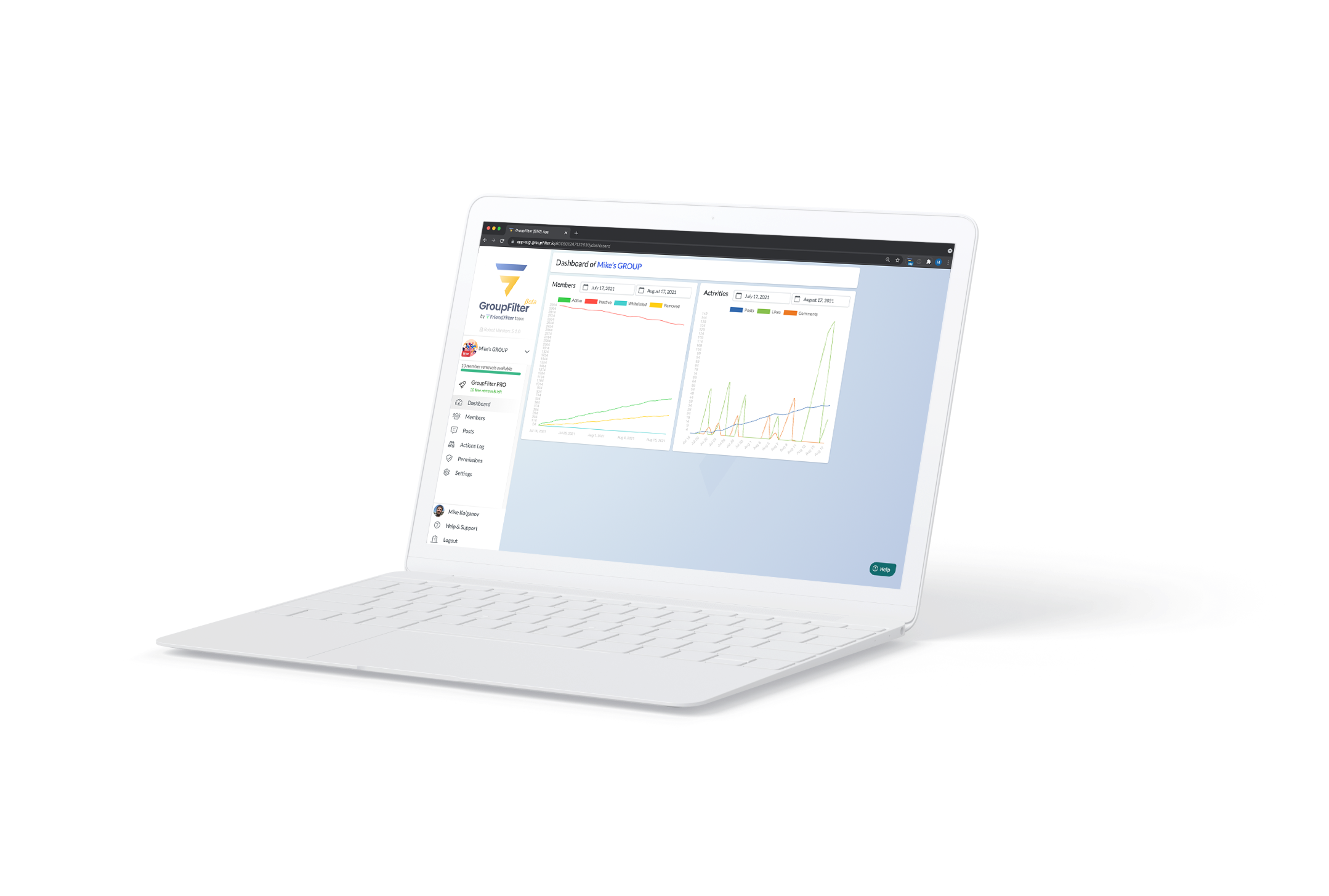GroupFilter – Group Metrics and Reporting Analytics