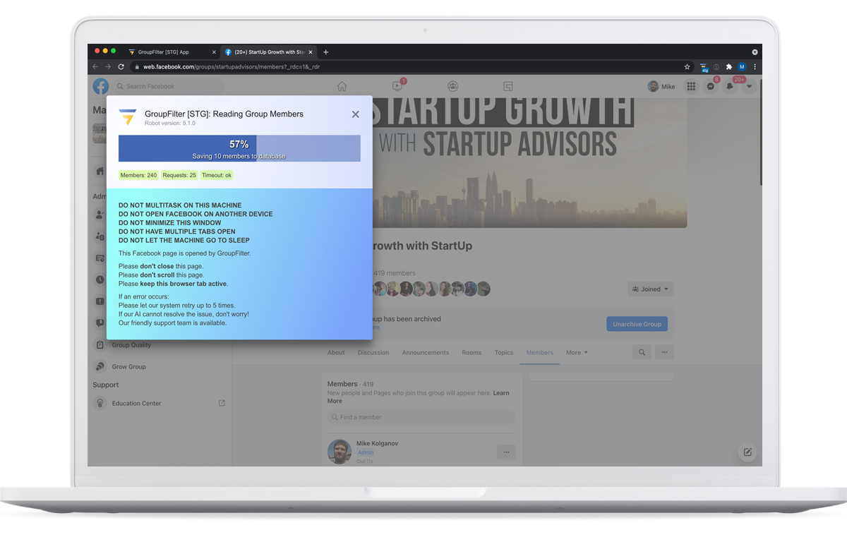 GroupFilter – Group Metrics and Reporting Analytics